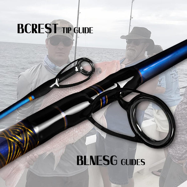 Fiblink Saltwater Graphite Jig Spinning Rod – Fishermans Warehouse